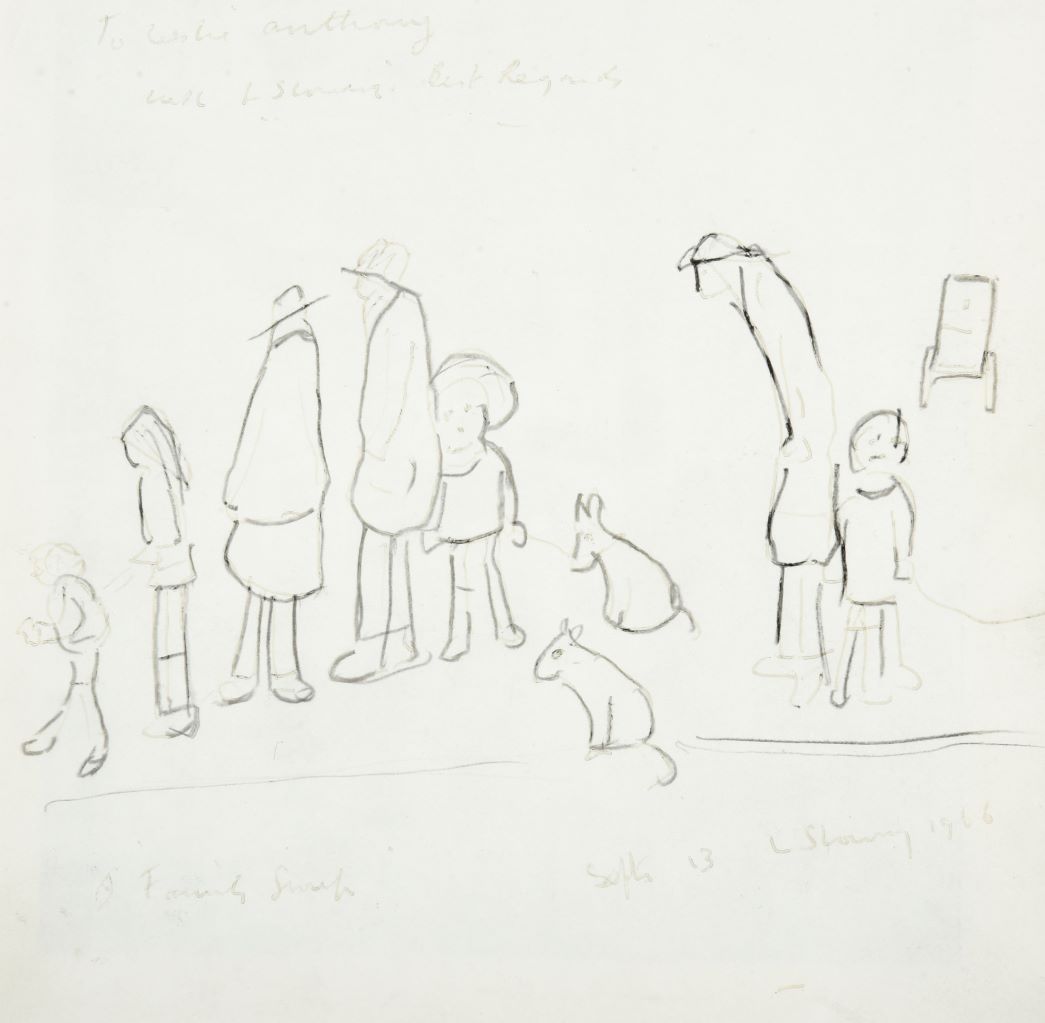 The Late Drawings of L. S. Lowry | Tennants Auctioneers