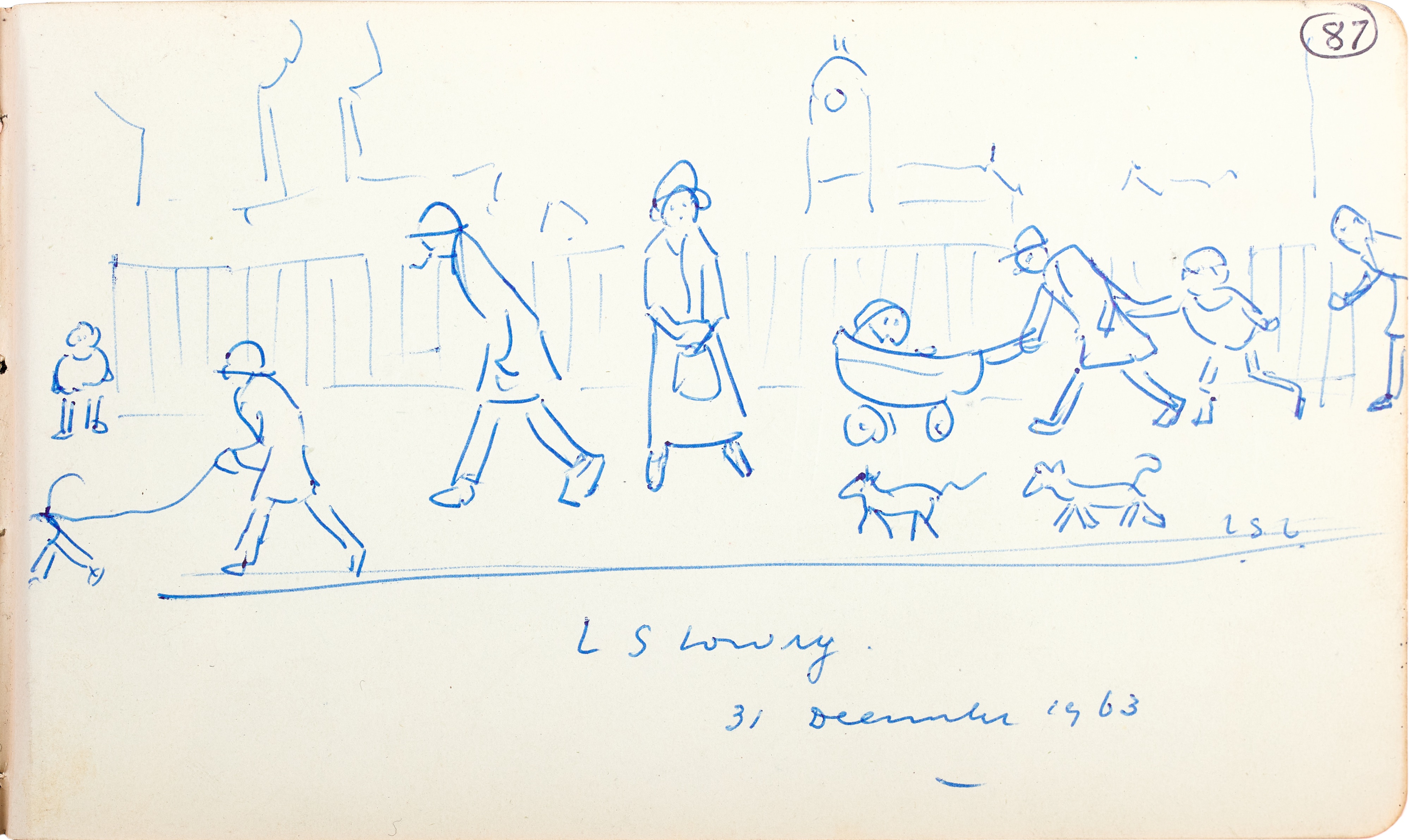 A Small Family Collection of Lowry Drawings Comes To Auction | Tennants ...